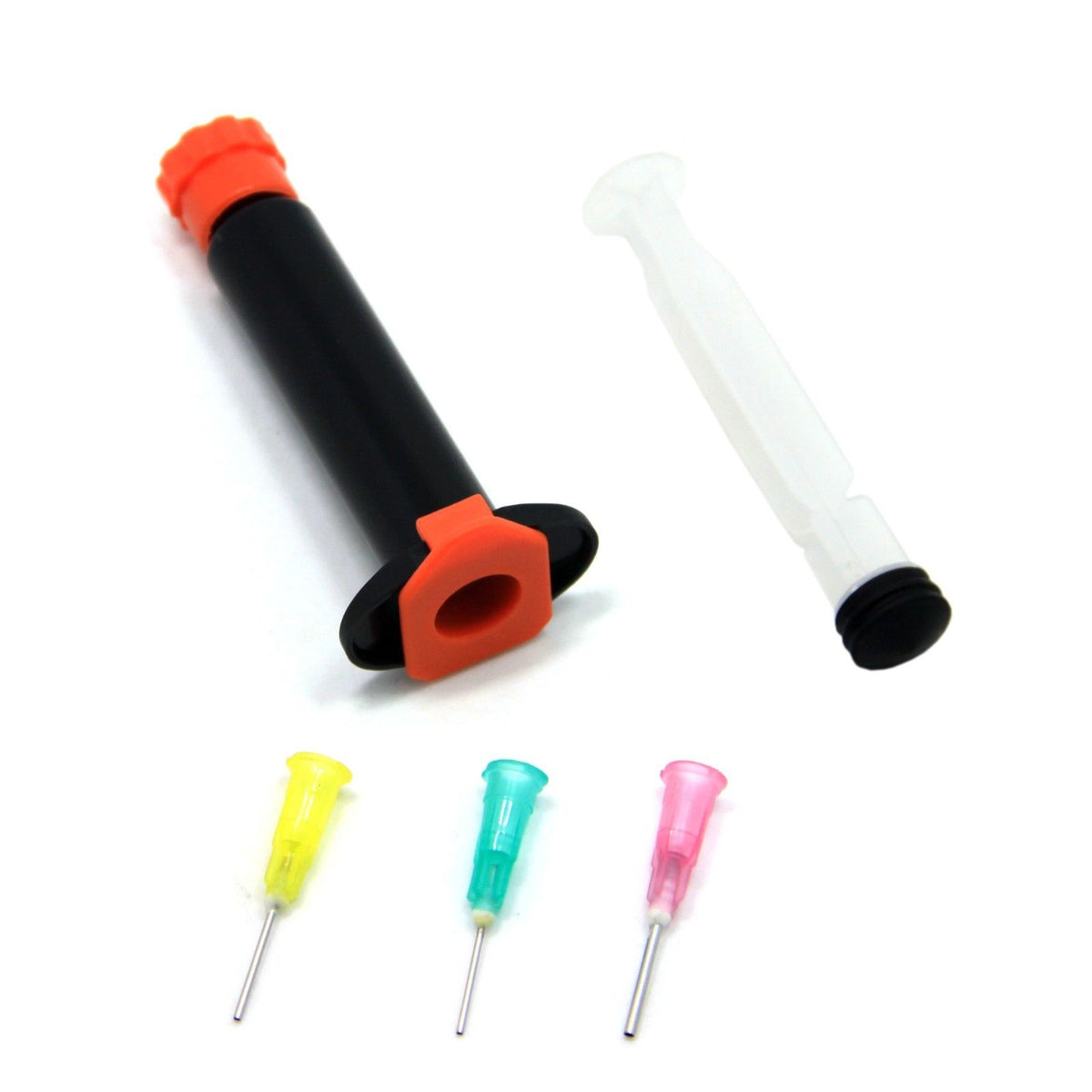SAMS Fly Tying Kit Black UV Epoxy Cure Syringe with 3 Needle Nozzles 5 ...