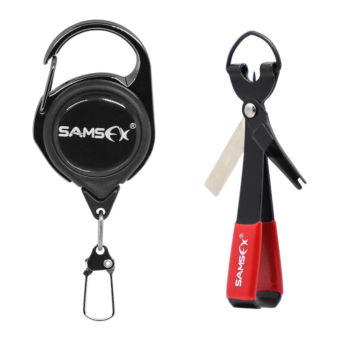 SAMSFX Quick Knot Tool Fly Fishing Line Clippers Nippers with Zinger ...